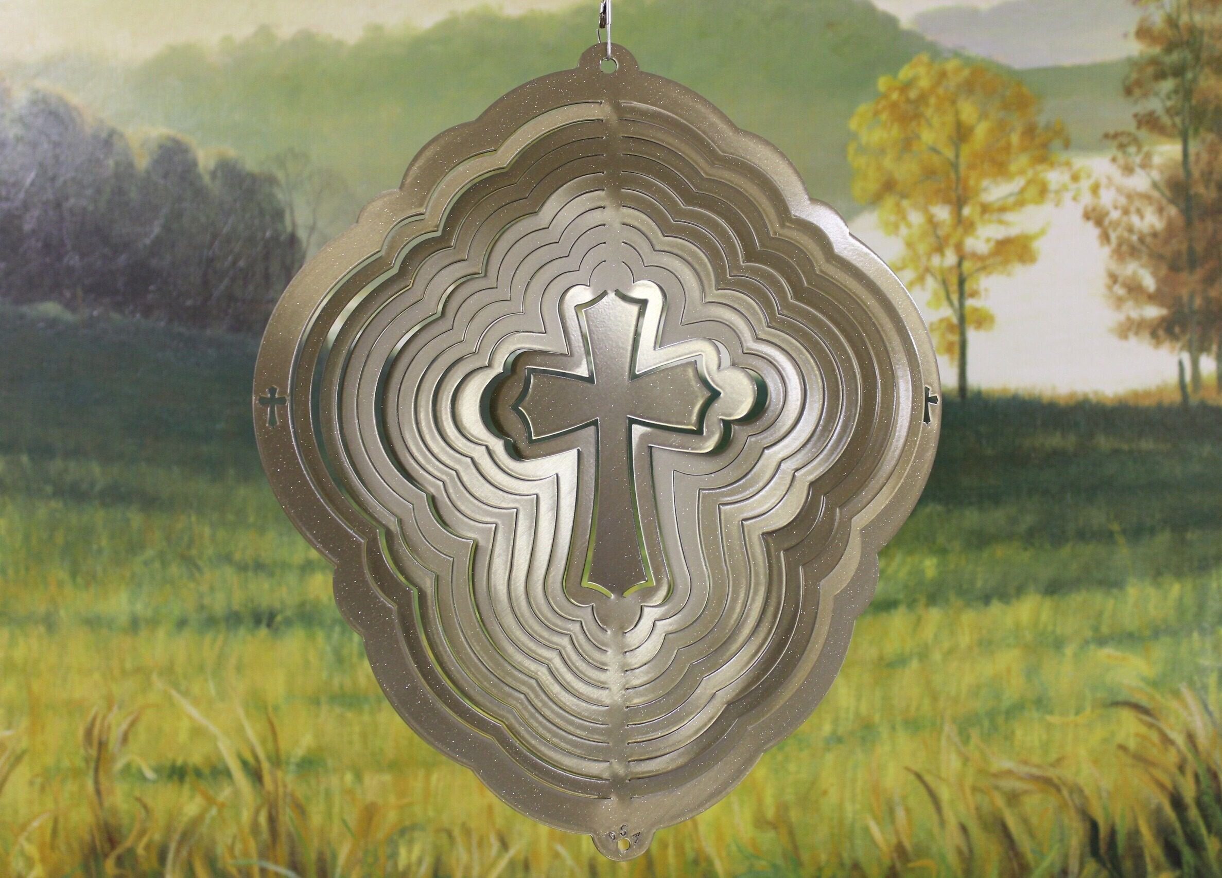 DSA 08153 12" Cross Wind Spinner-Brass Starlight - Made In The Americas